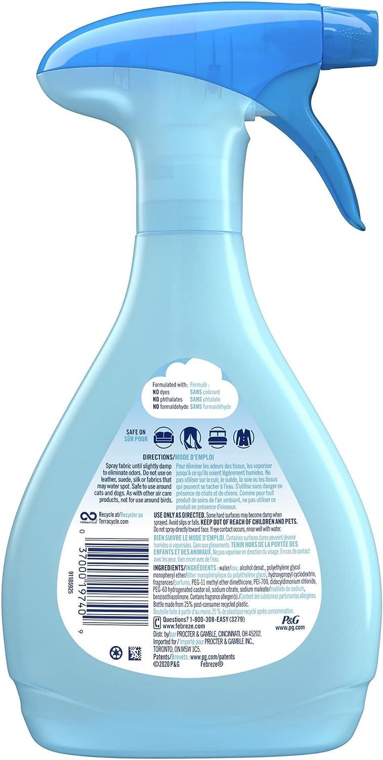 Febreze Fabric Refresher Auto Spray 500ml - Odor Eliminator for Car ...