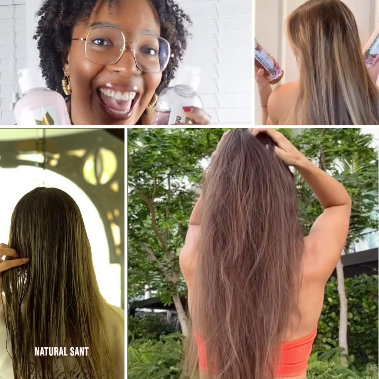 SANT Onion Biotin Rosemary Shampoo for Stronger, Thicker, Longer Hair ...