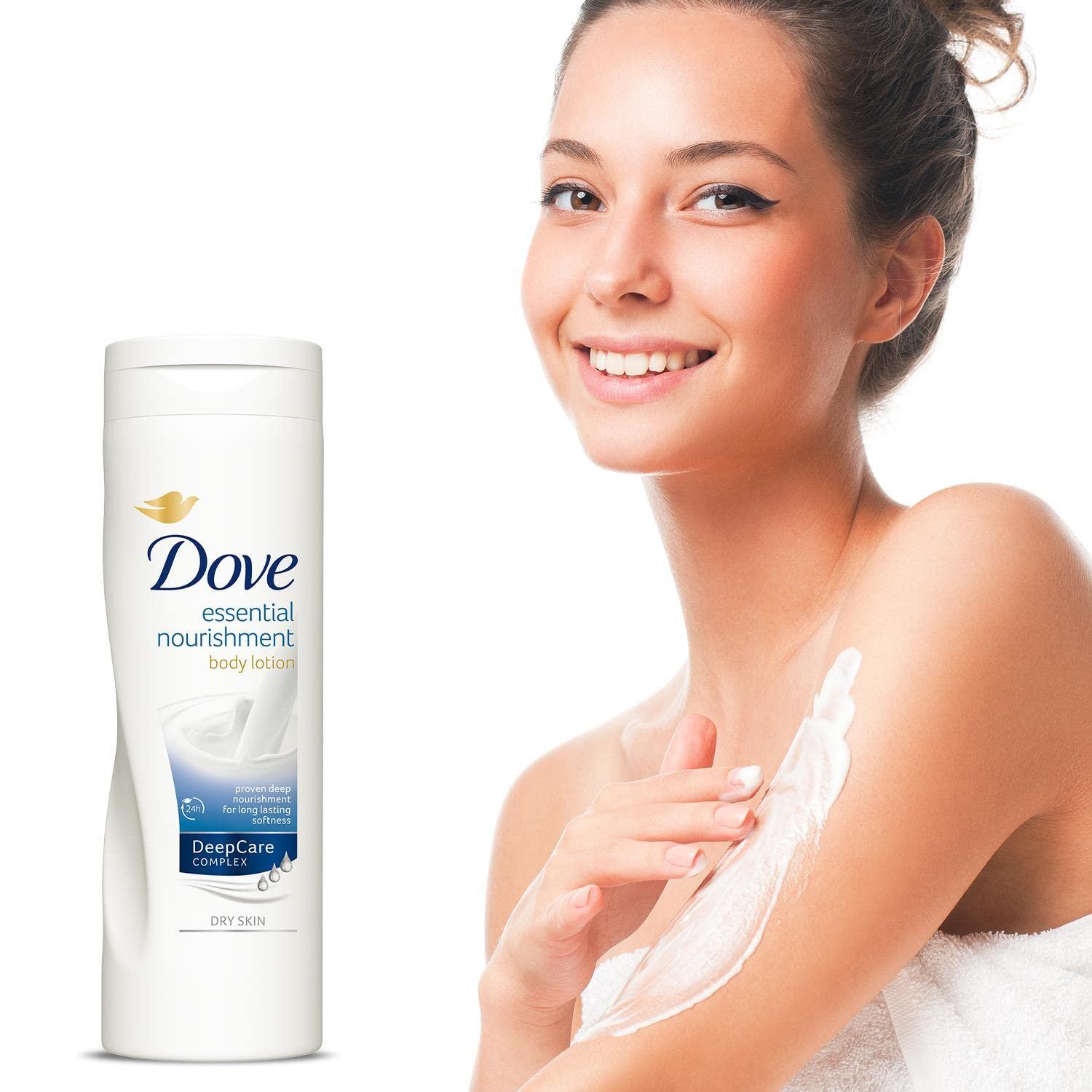 Dove Essential Nourishment Body Lotion 250ml - Pack of 3 | Moisturizing ...