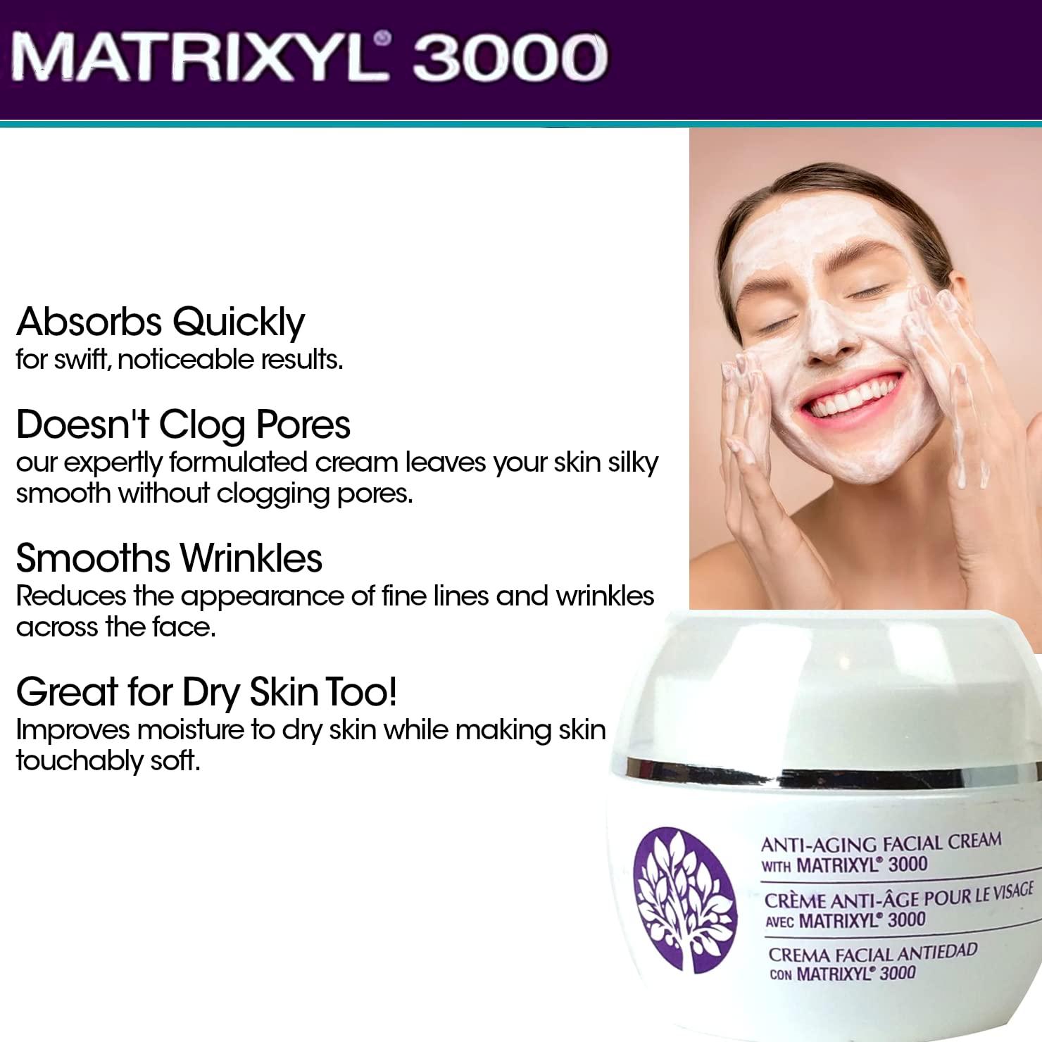 Matrixyl 3000 Facial Cream - 1.6 oz for Youthful Skin | Anti-Aging ...