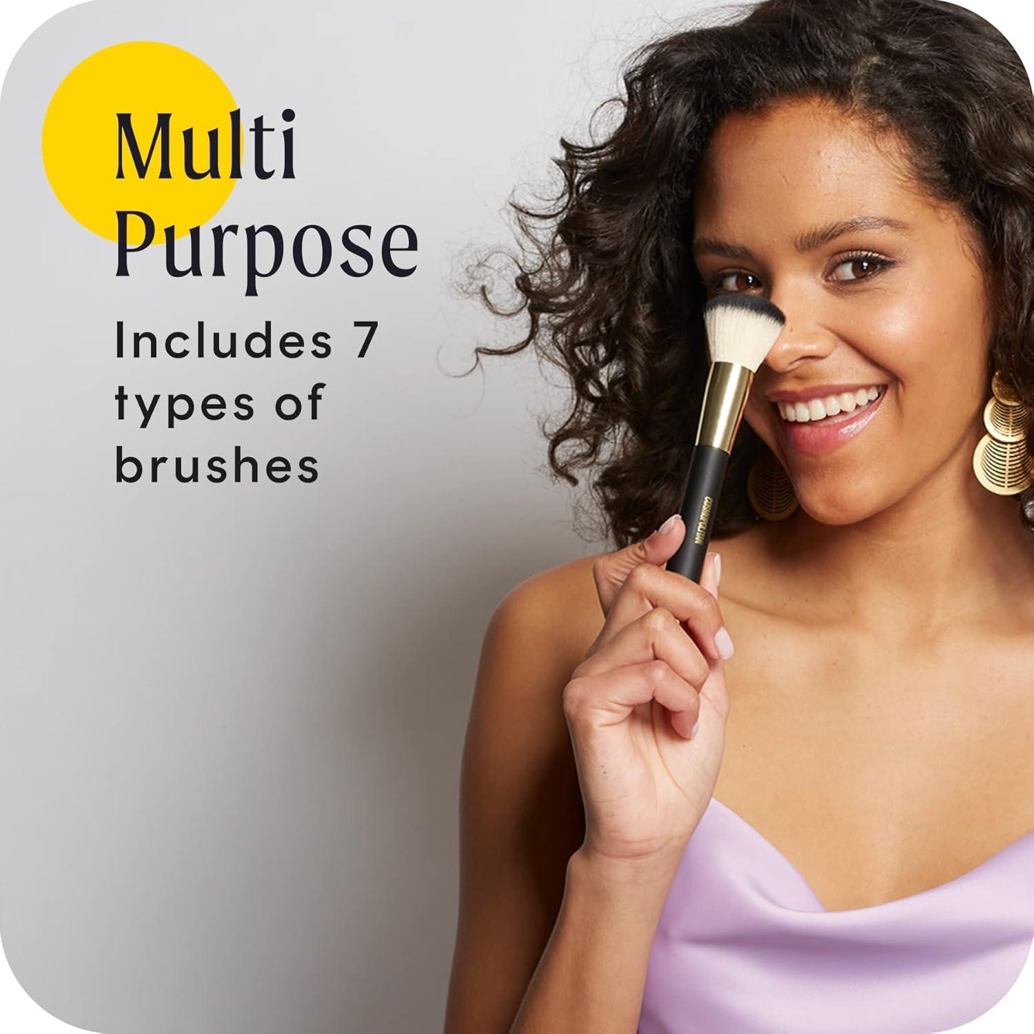 Cosmopolitan Makeup Brushes Make Up Brush Set of 7 Eyeshadow Brushes ...