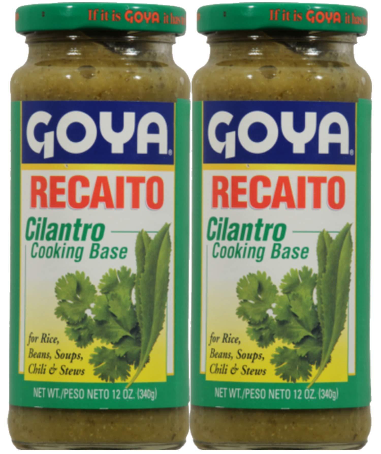 Goya Recaito Culantro Cooking Base 12oz - Pack of 2 | Authentic Latin ...