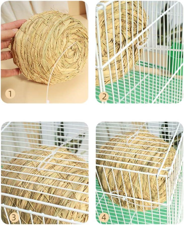 Handwoven Straw Bird Nest for Myna Thrush Budgie Parrot - 8cm Mouth ...