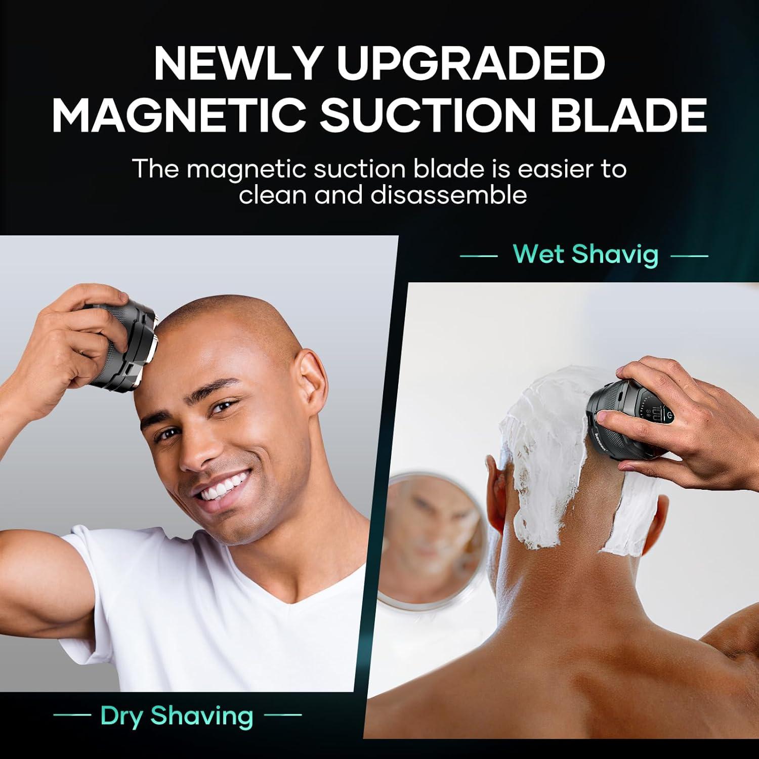 Head Shaver kensen 6D Head Shavers for Bald Men Electric Bald Head ...
