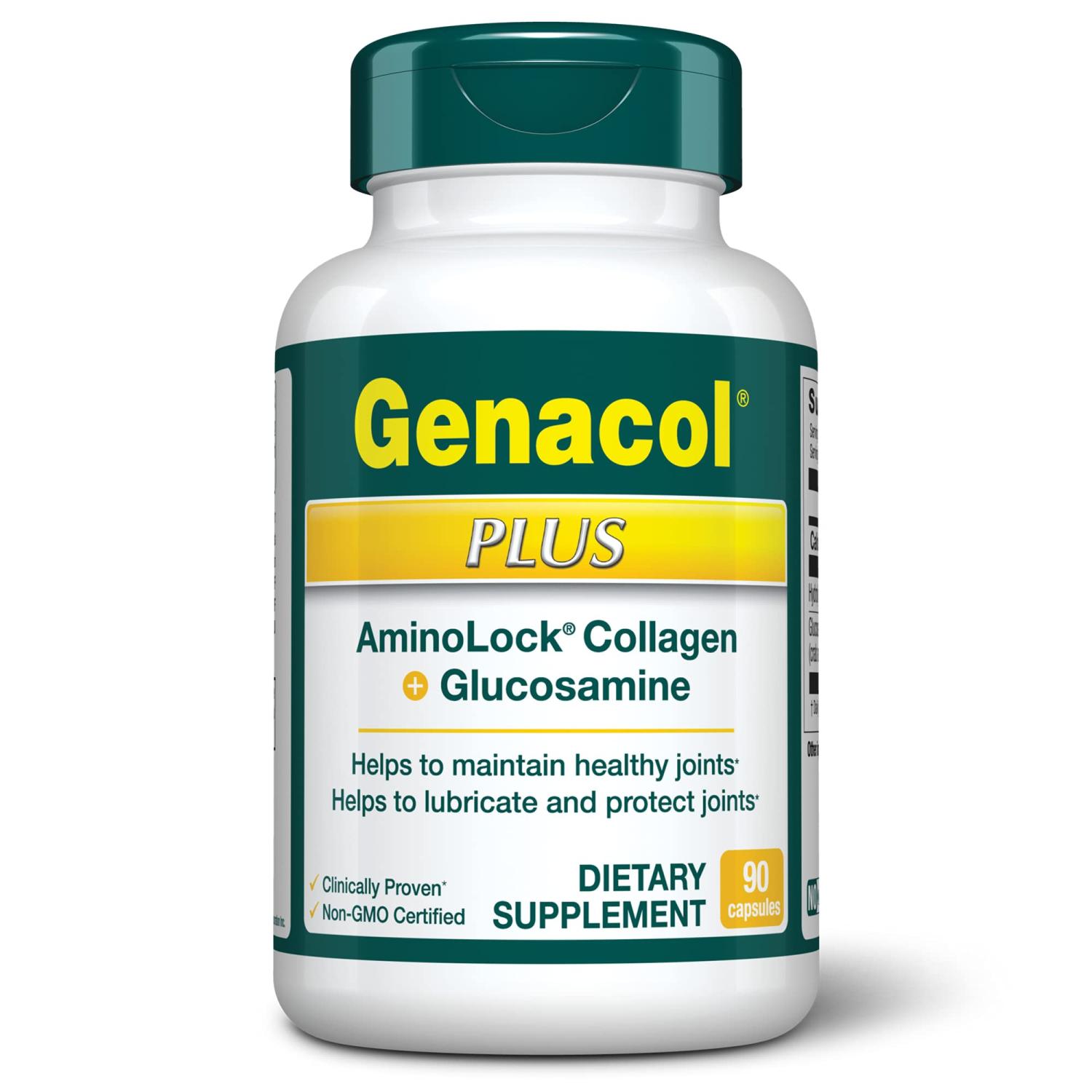 GENACOL Plus Glucosamine & Collagen Joint Supplement - 90 Capsules ...