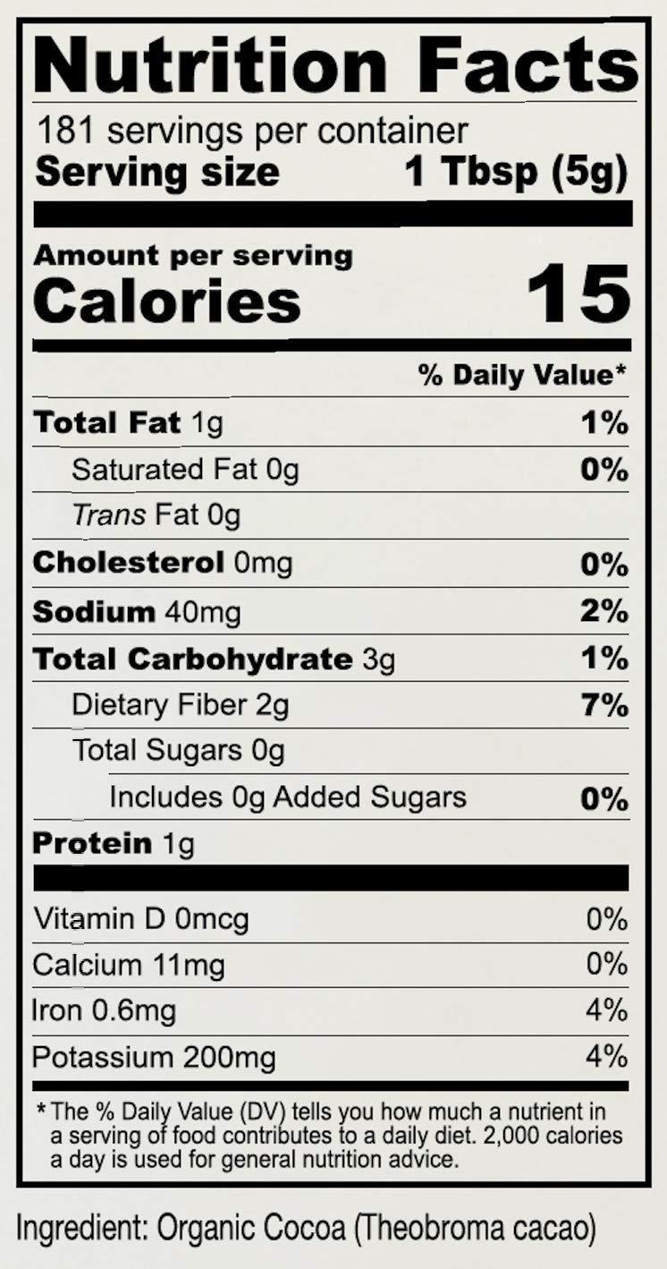 Anthony's Organic Cocoa Powder 2 lb - Gluten Free & Non GMO - 2 Pound ...