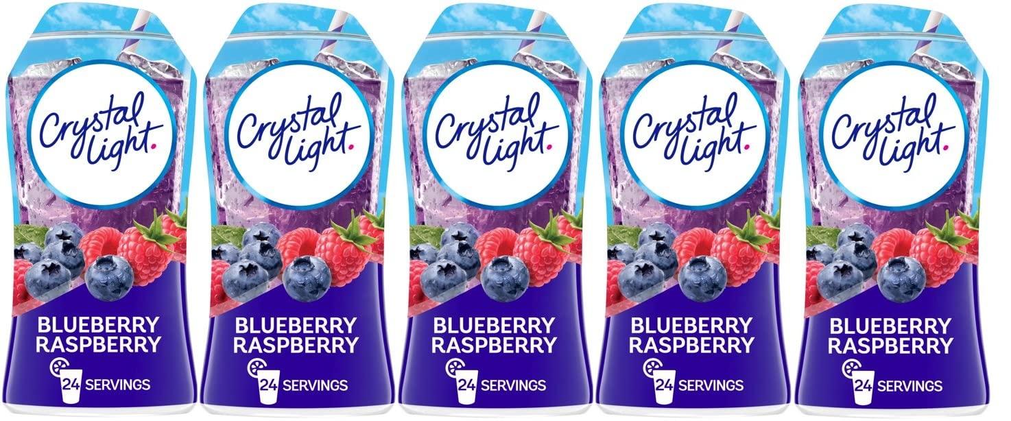 Crystal Light Liquid Enhancer 5 Pack Blueberry Raspberry 1.62 fl oz ...