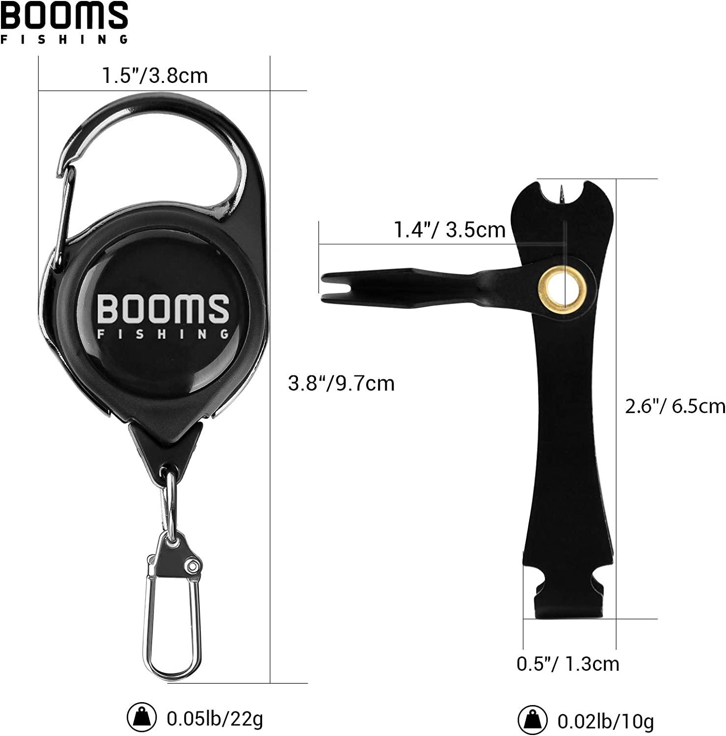 Booms Fishing FC2 Knot Tying Tool & Line Cutter with Retractor ...