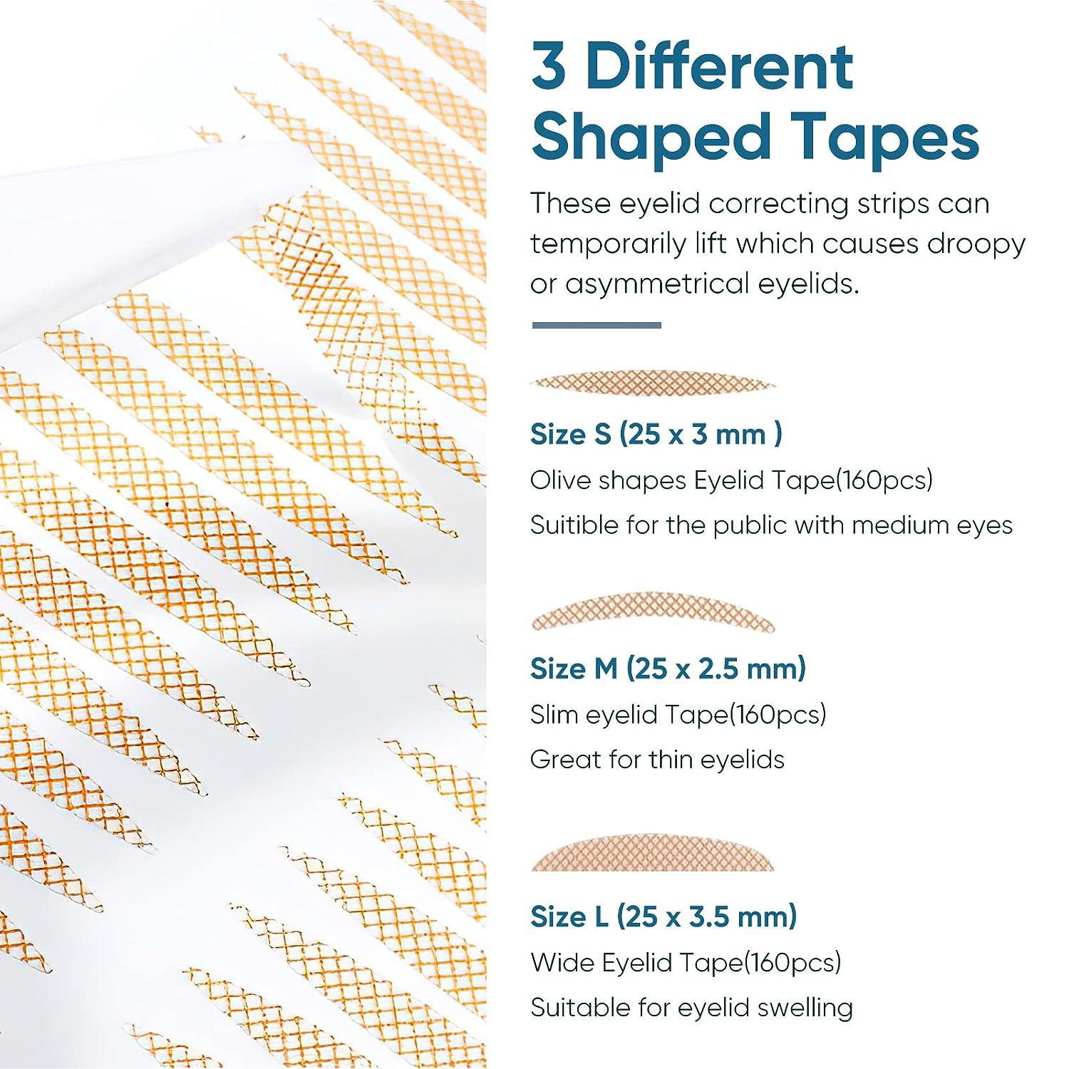 Invisible Eyelid Tape | 480Pcs Eyelid Lifter Strips for Instant Double ...