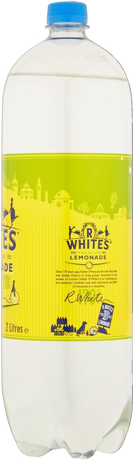 R Whites Premium Lemonade 2L - Refreshing Drink with Real Lemon Juice ...