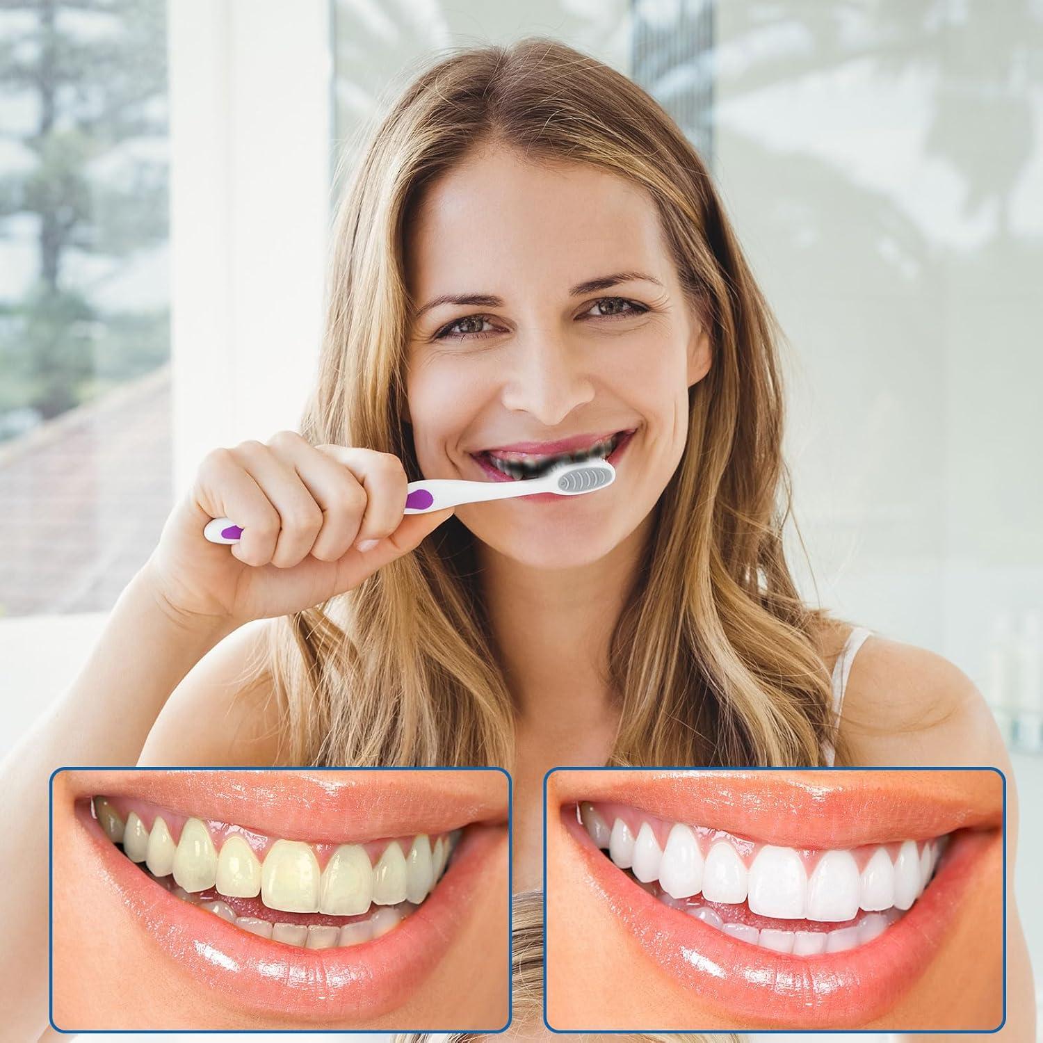 Buy Spermuoy Tooth White Set Activated Charcoal Powder Bamboo ...