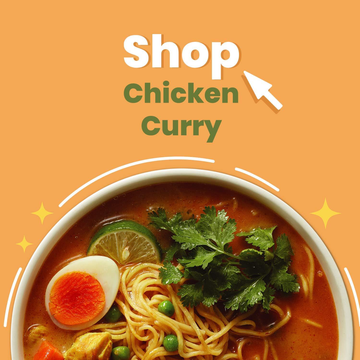Lemonilo Ramen Chicken Curry Soup - Healthy Instant Ramen with Tumeric ...