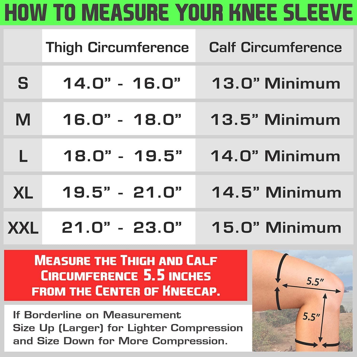 TechWare Pro Knee Compression Sleeve - Side Stabilizers & Gel Pads ...