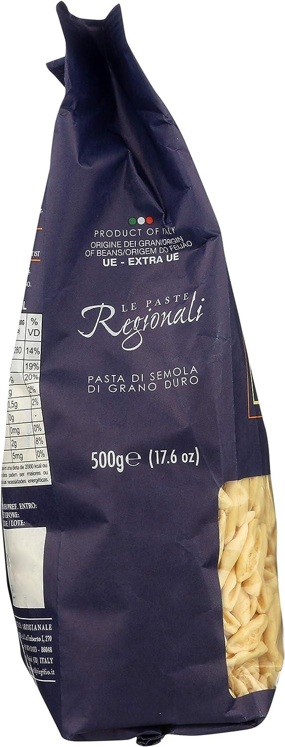 Camp'Oro Le Regionali Italian Pasta Cavatelli Molisani 17.6oz (Pack of ...