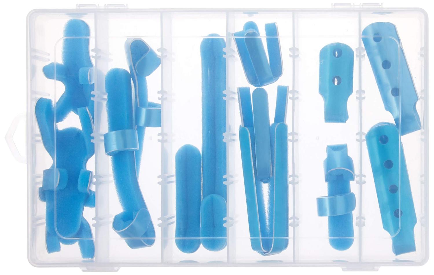 Aluminum Finger Splint Kit - 16 Pieces Variety | Durable Foam ...