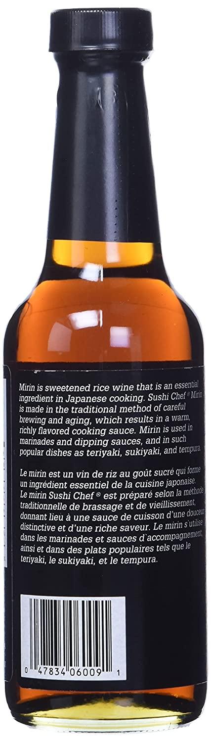 SUSHI CHEF Mirin Sake Sweet - 10 oz | Premium Cooking Ingredient for ...