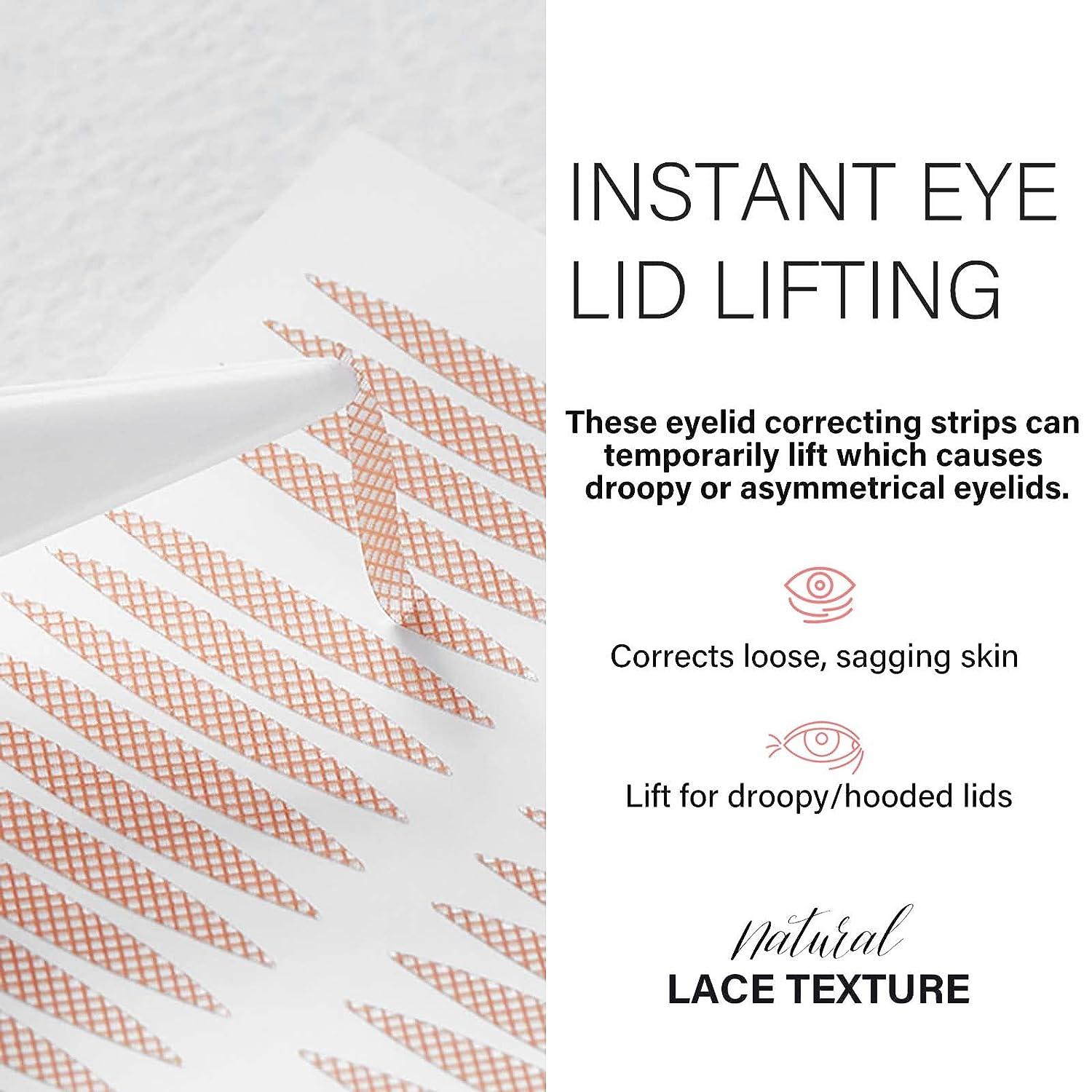 480 PCS Eyelid Tape for Hooded/Droopy Uneven Mono Eyelids - Double ...