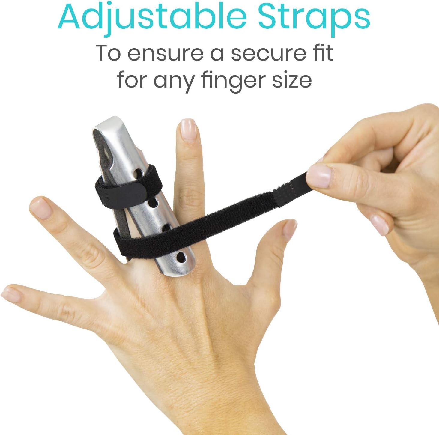 Vive Finger Splint (3 PCS) Aluminum Finger Splint Metal Finger ...