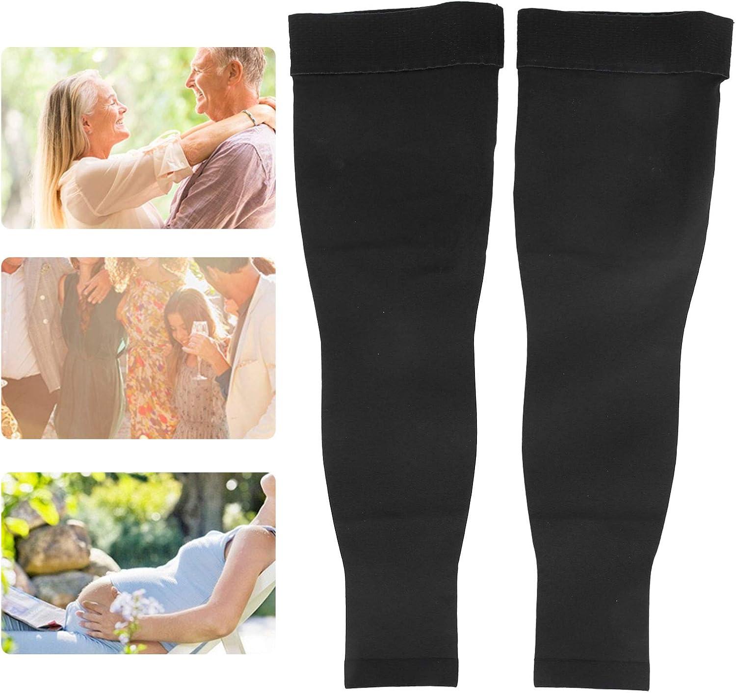 Thigh-High Compression Stockings Without Foot | Leg Support Sleeves for ...