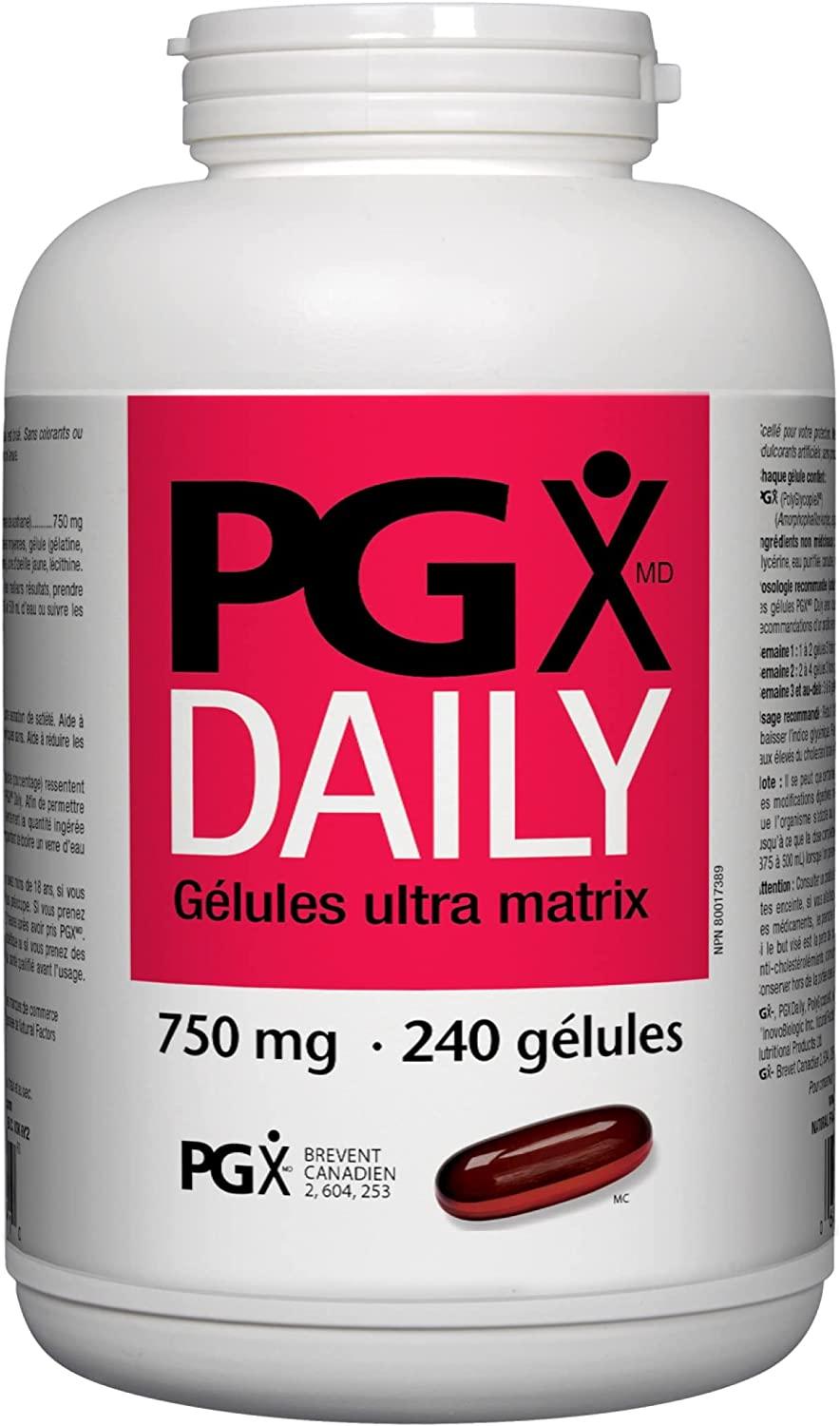 Buy PGX Daily Ultra Matrix Softgels 750 mg - 240 Count | Natural ...