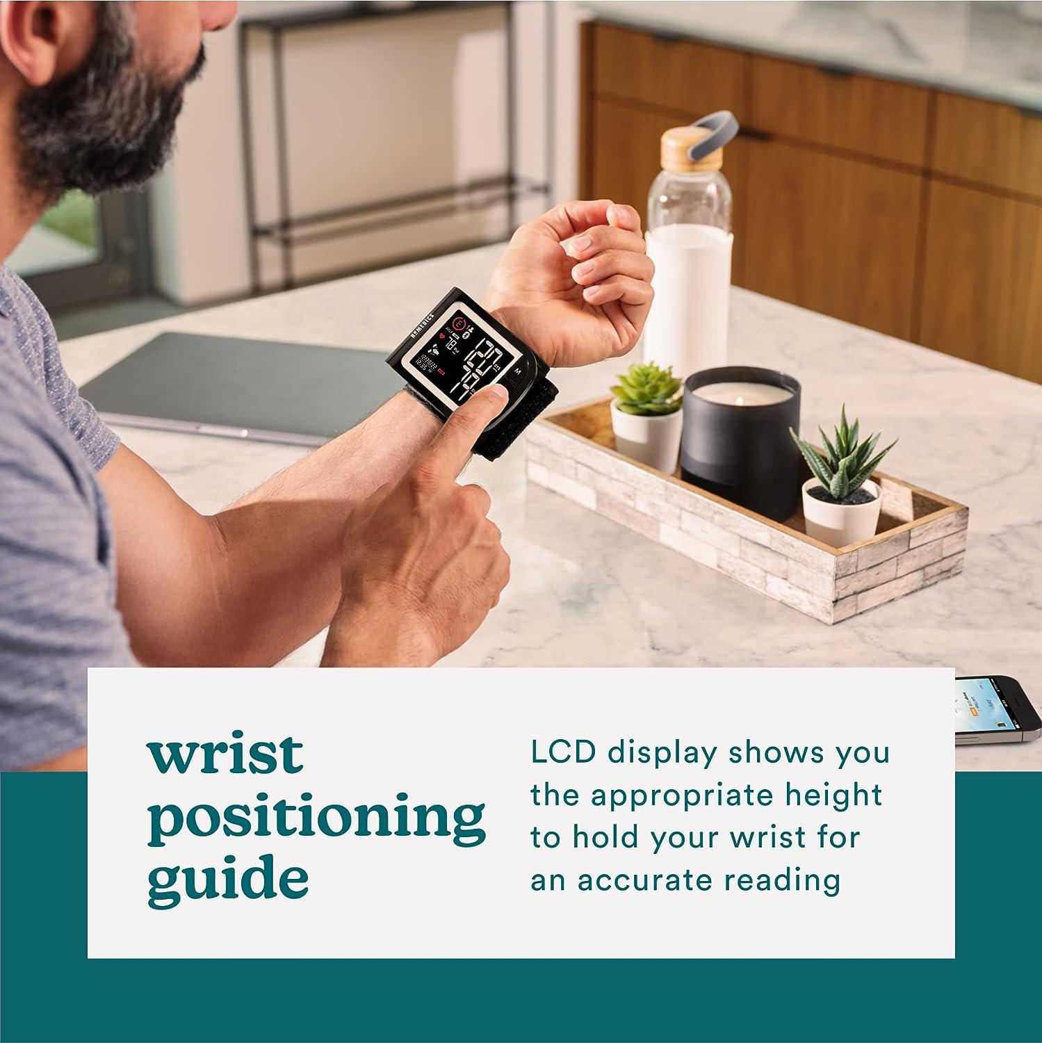 HoMedics Premium Wrist Blood Pressure Monitor | Clinically Proven ...