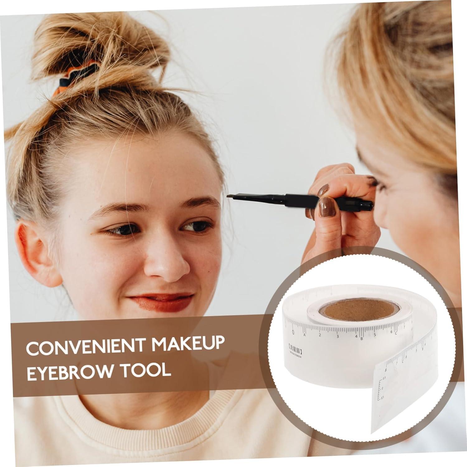 FOMIYES 1 Roll Stickers Positioning Eyebrow Ruler Eye Brow Stencil Brow ...