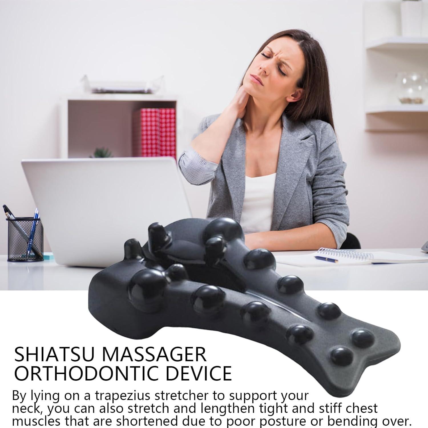 Anulely Trapezoidal Point Massage Device - Neck Stretcher & Shoulder ...