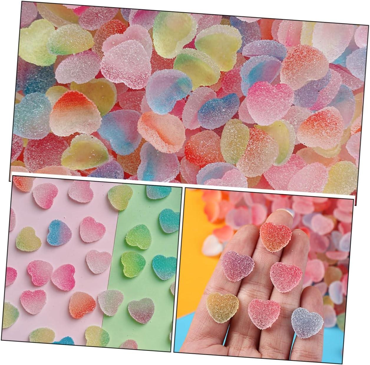 Toyvian 50pcs Simulation Gummies Models Candy Decorative Fake Candies ...