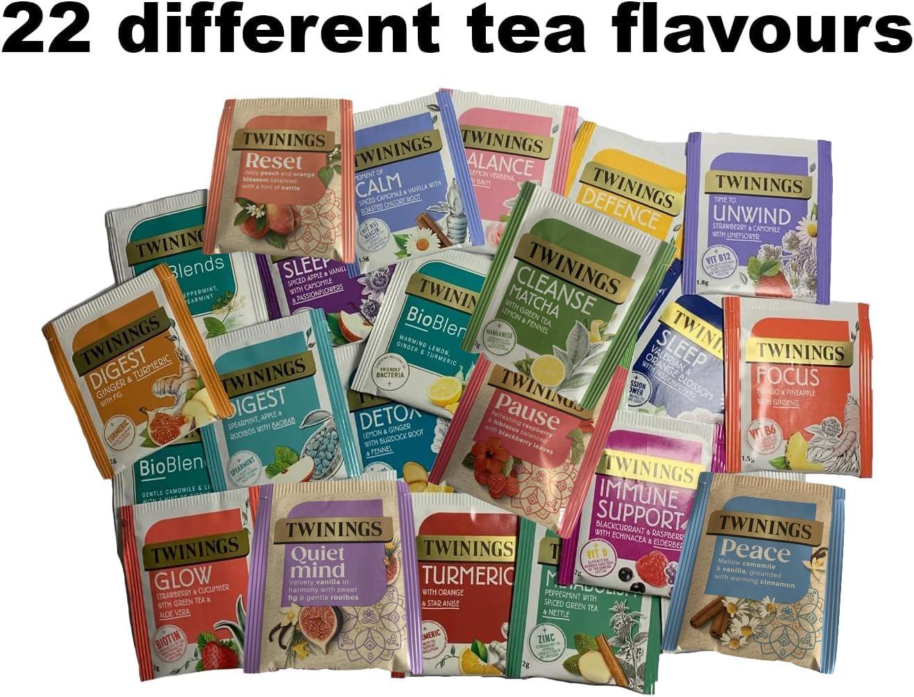 Twinings Happy Birthday Selection Tea Set Gift Box 22 Flavours Fruit ...