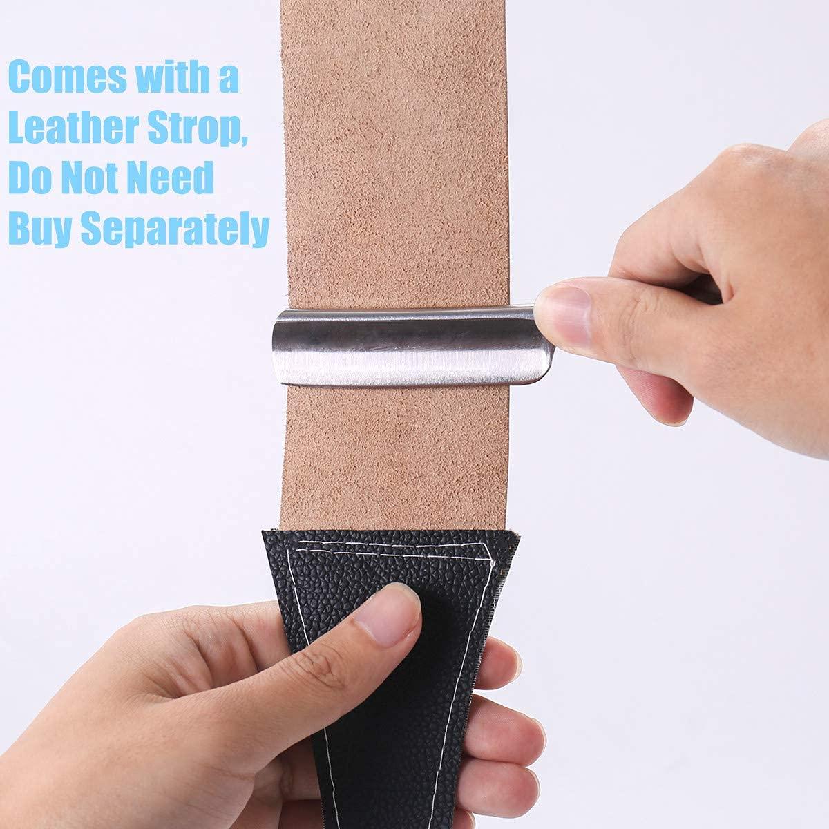 Zertone Straight Razor Kit with Strop - High Hardness Carbon Steel ...