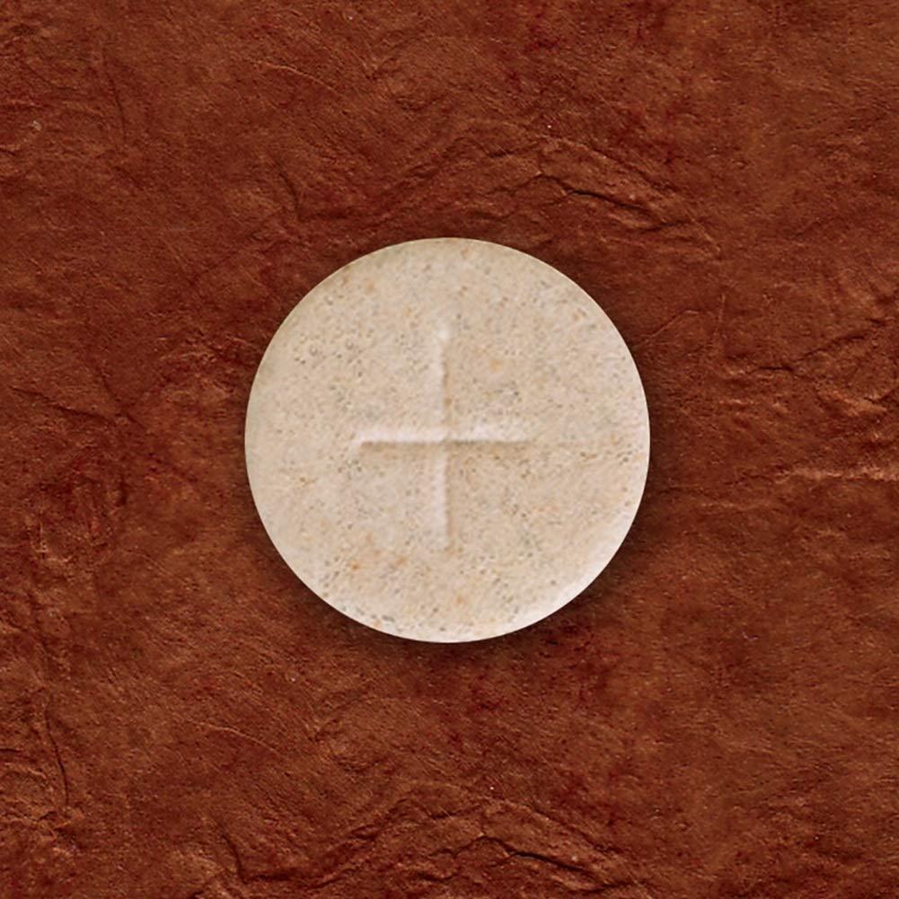 Whole Wheat Altar Communion Bread 1000 Count Box 1 18 Round With Cross ...