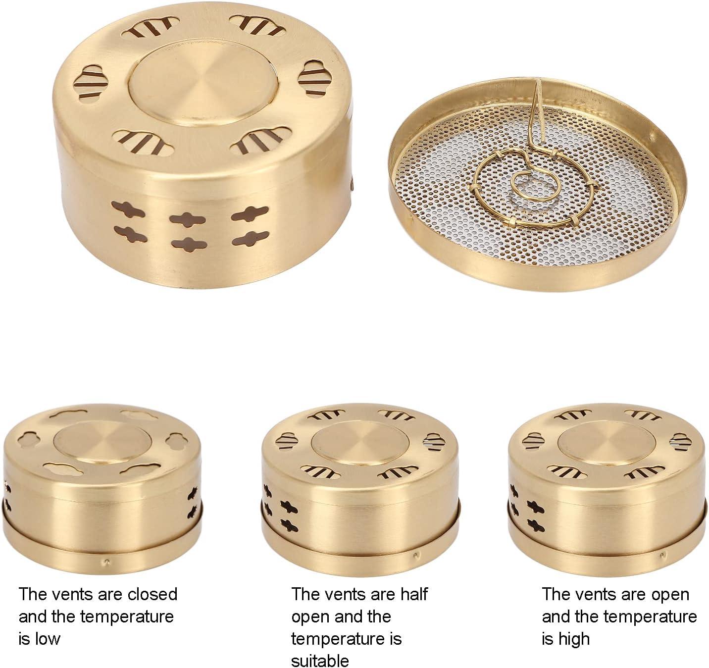 Portable Copper Moxa Box for Moxibustion Therapy - Pure Copper Burner ...