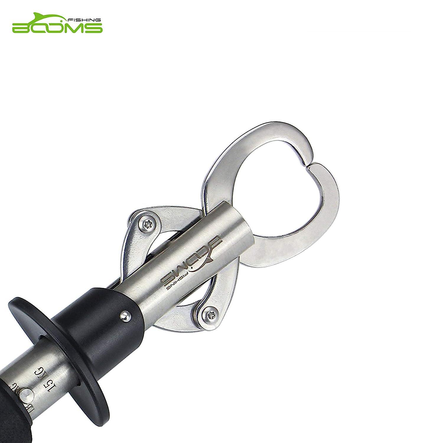 Booms Fishing G1 Fish Gripper with Built-in Scale - Securely Grip and ...
