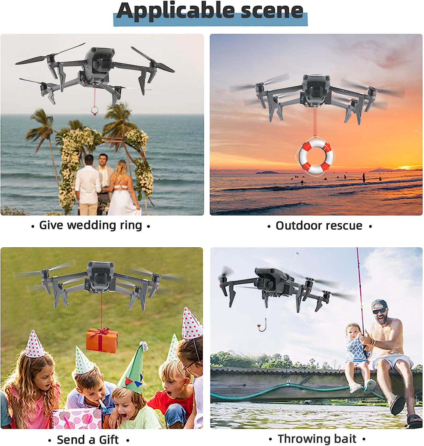 BRDRC Airdrop System for DJI Mavic 3 - Professional Device Payload for ...