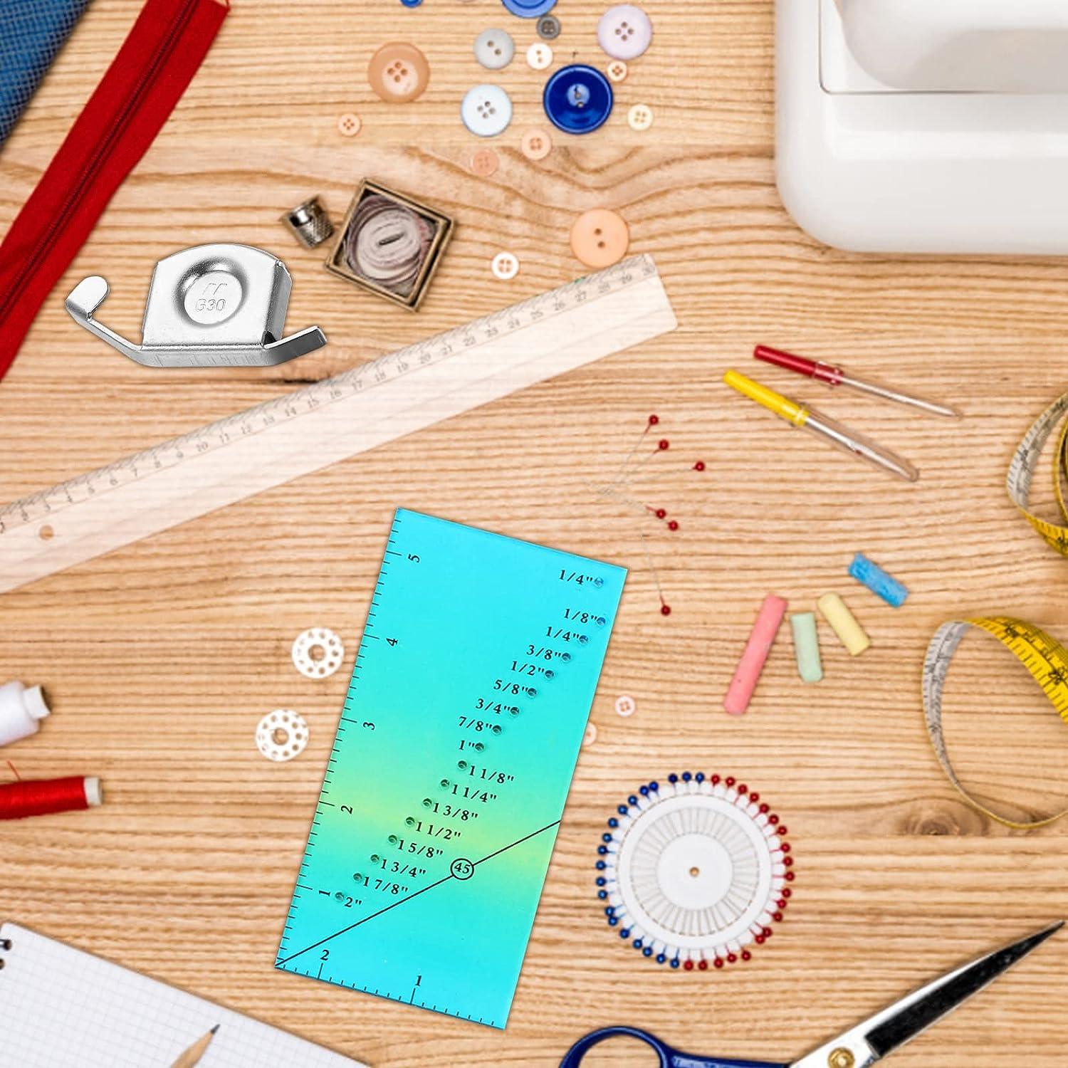 Magnetic Seam Guide Ruler for Sewing Machine - 2 PCS Set | Straight ...