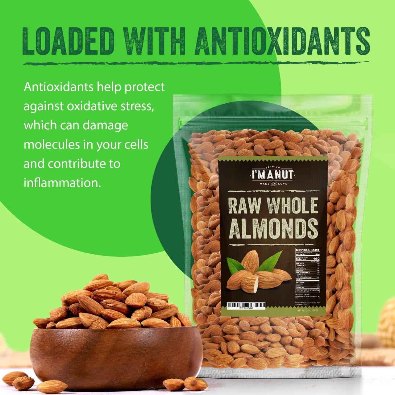 Premium Quality Raw Almond 32 oz (2 lbs) - Non-GMO, No PPO, Herbicide ...