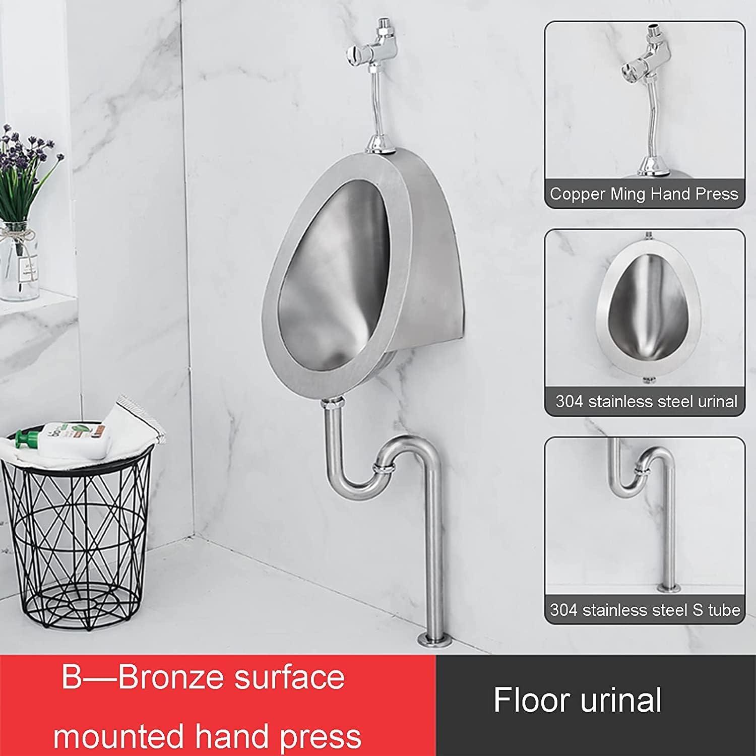 Household Items Stainless Steel Wall-Mounted Urinal Men's Urinal Public ...