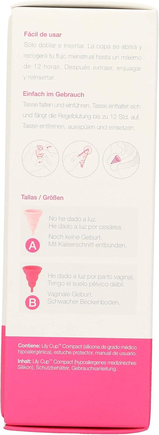 Buy INTIMINA Lily Cup Compact Menstrual Cup Size B - Eco-Friendly ...