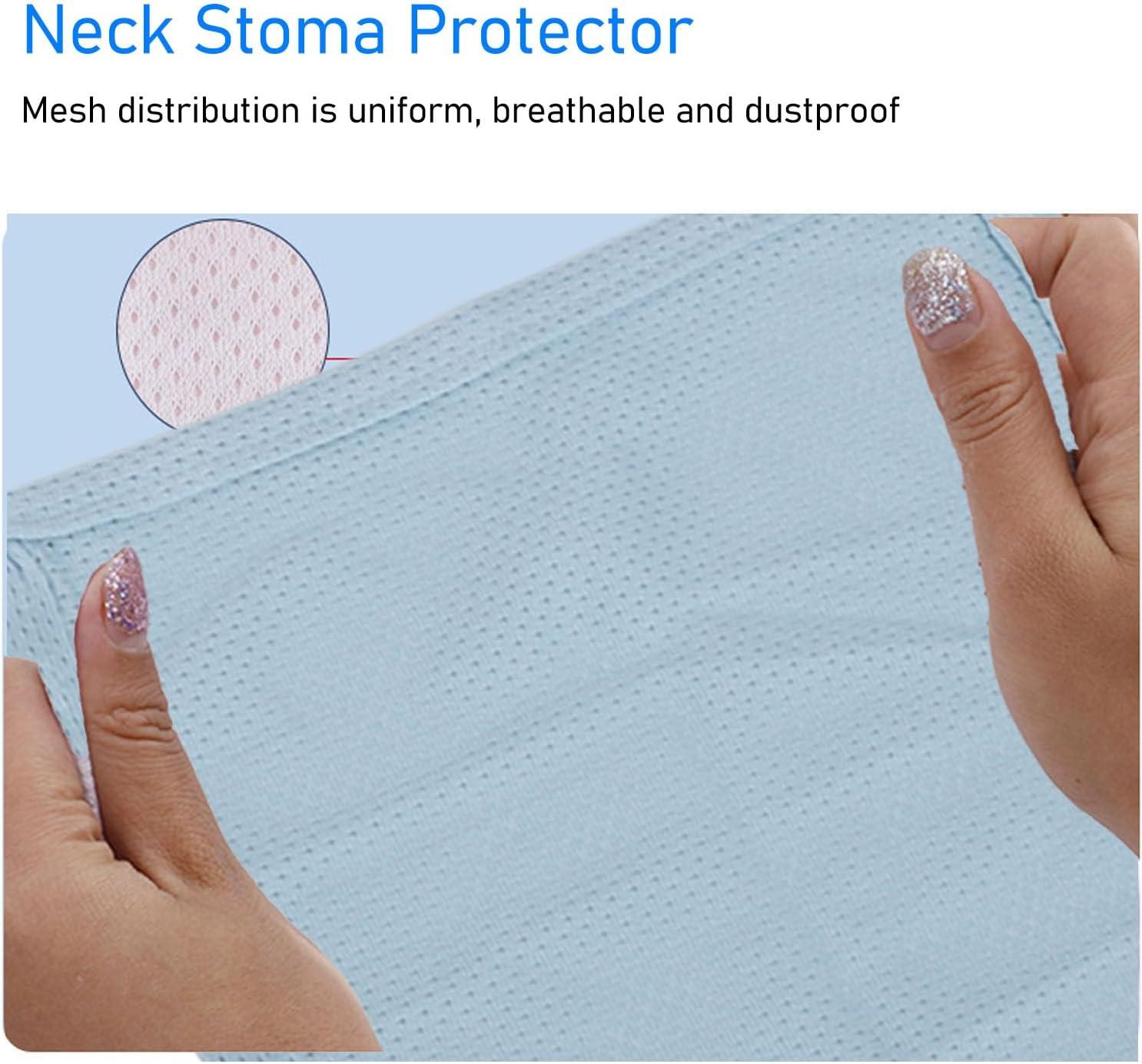 Breathable Cotton Neck Trach Cover | Adjustable Stoma Protection for ...