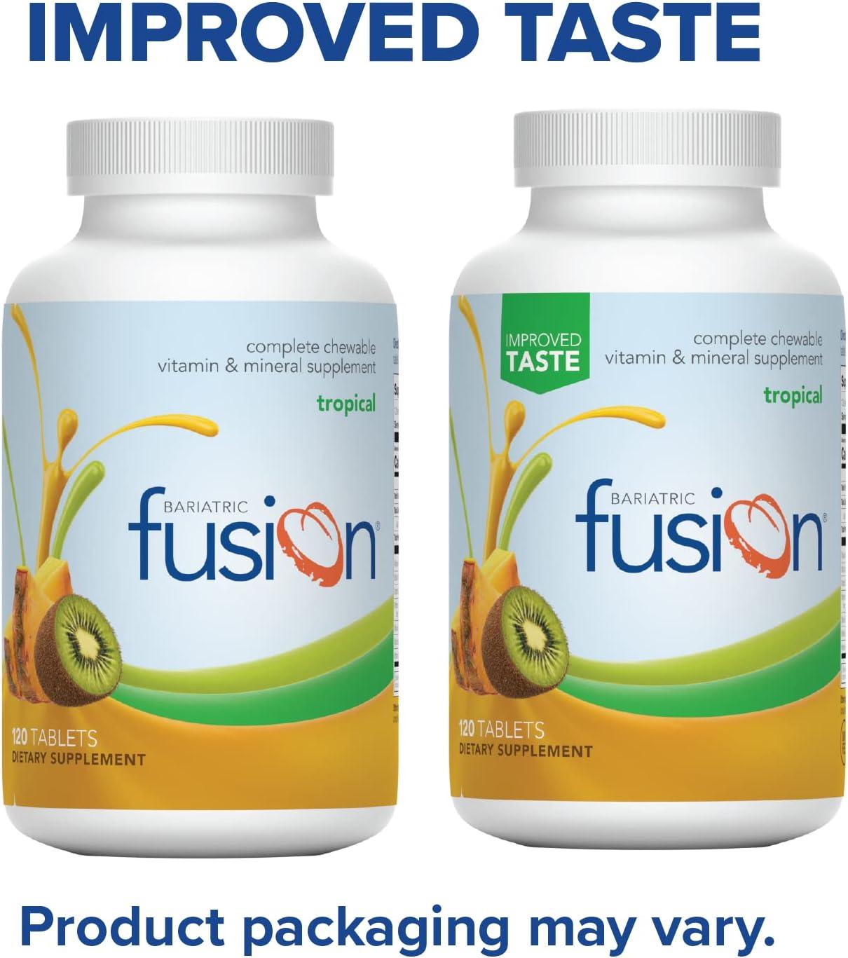 Bariatric Fusion Tropical Chewable Multivitamin with Iron - 120 Tablets ...