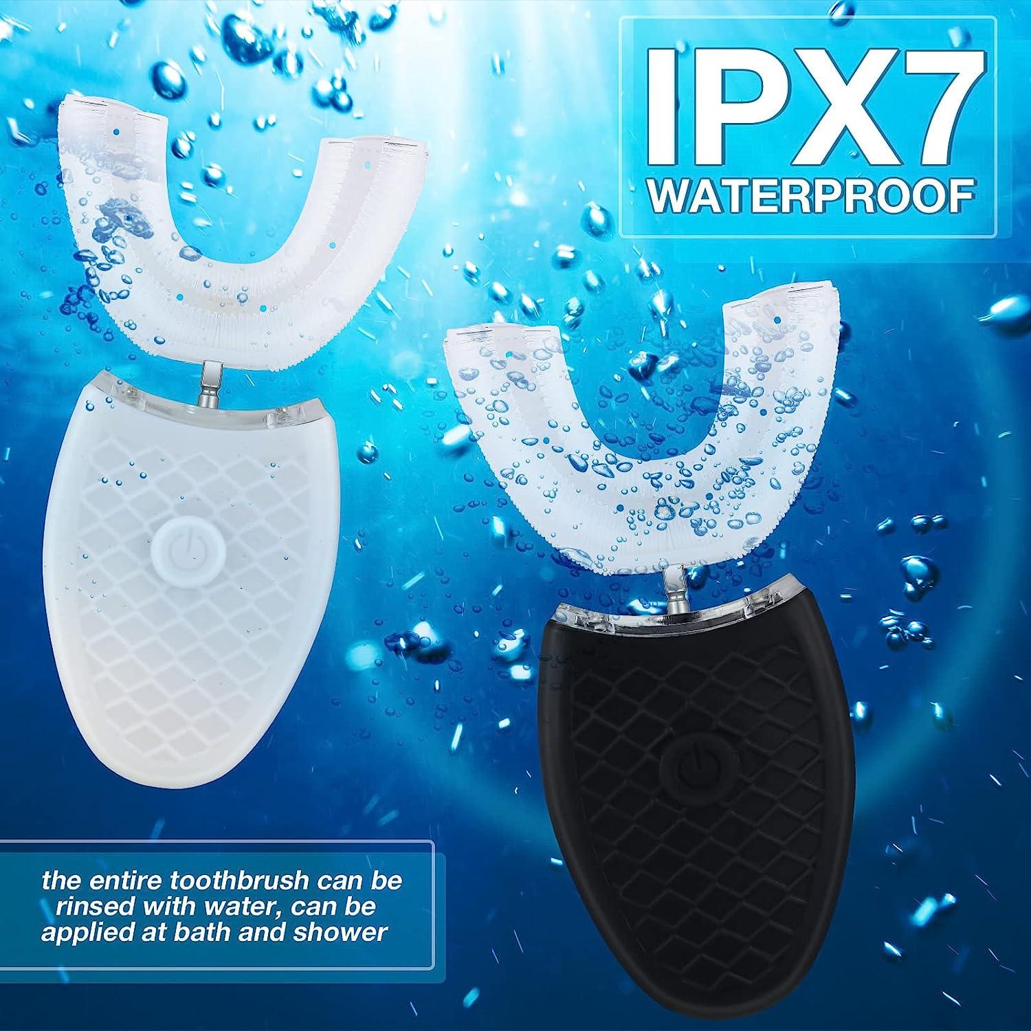 2-Piece Ultrasonic Electric Toothbrush Set | U-Shaped Automatic ...