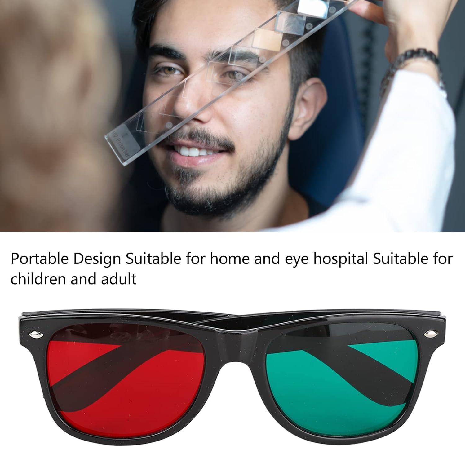 Red Green Training Glasses for Amblyopia & Exotropia - Portable ...