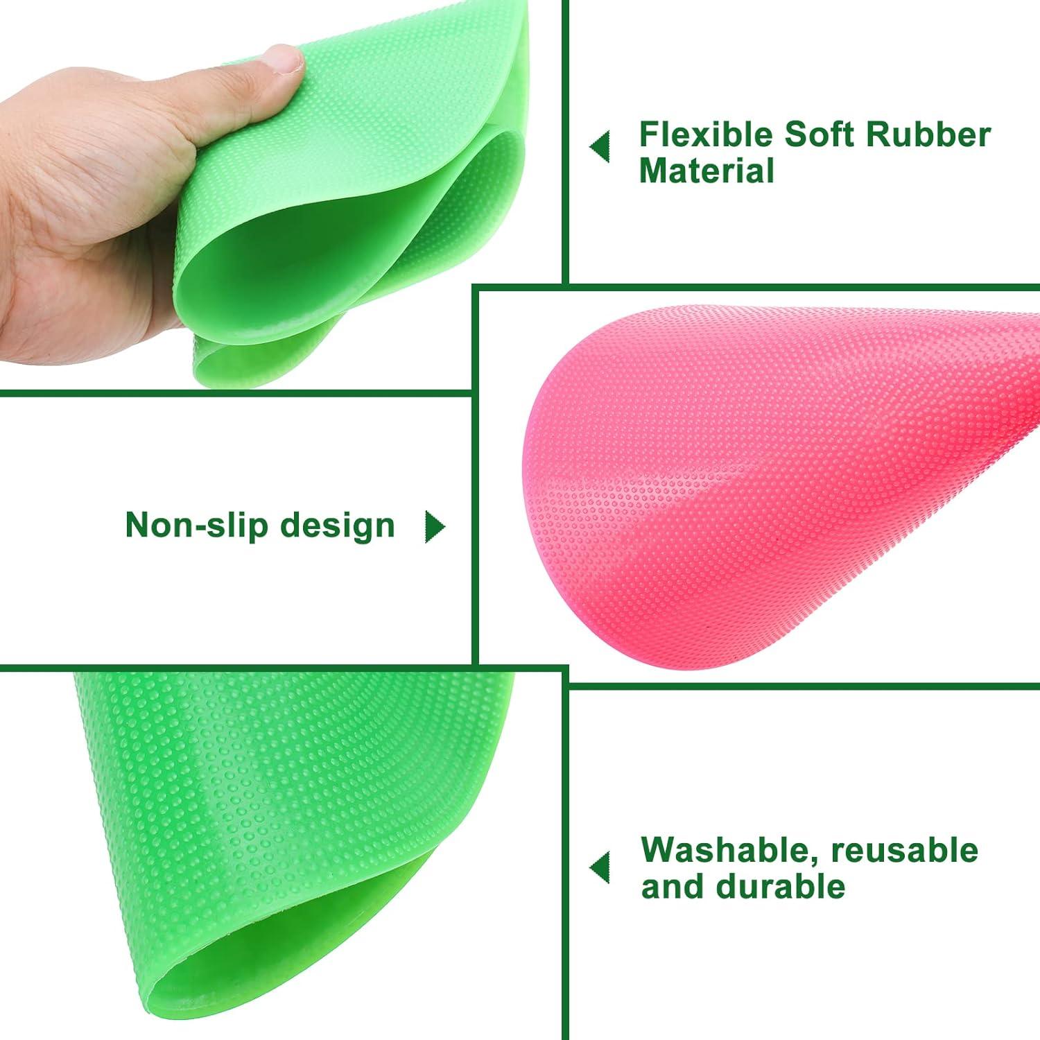 Patioer Spot Markers 9 inch 18 Pack Non Slip Rubber Agility Dots Flat ...
