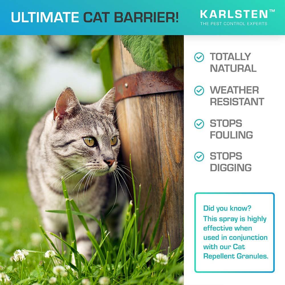 Karlsten Cat Repellent Anti Fouling spray Natural Humane Cat Deterrent ...