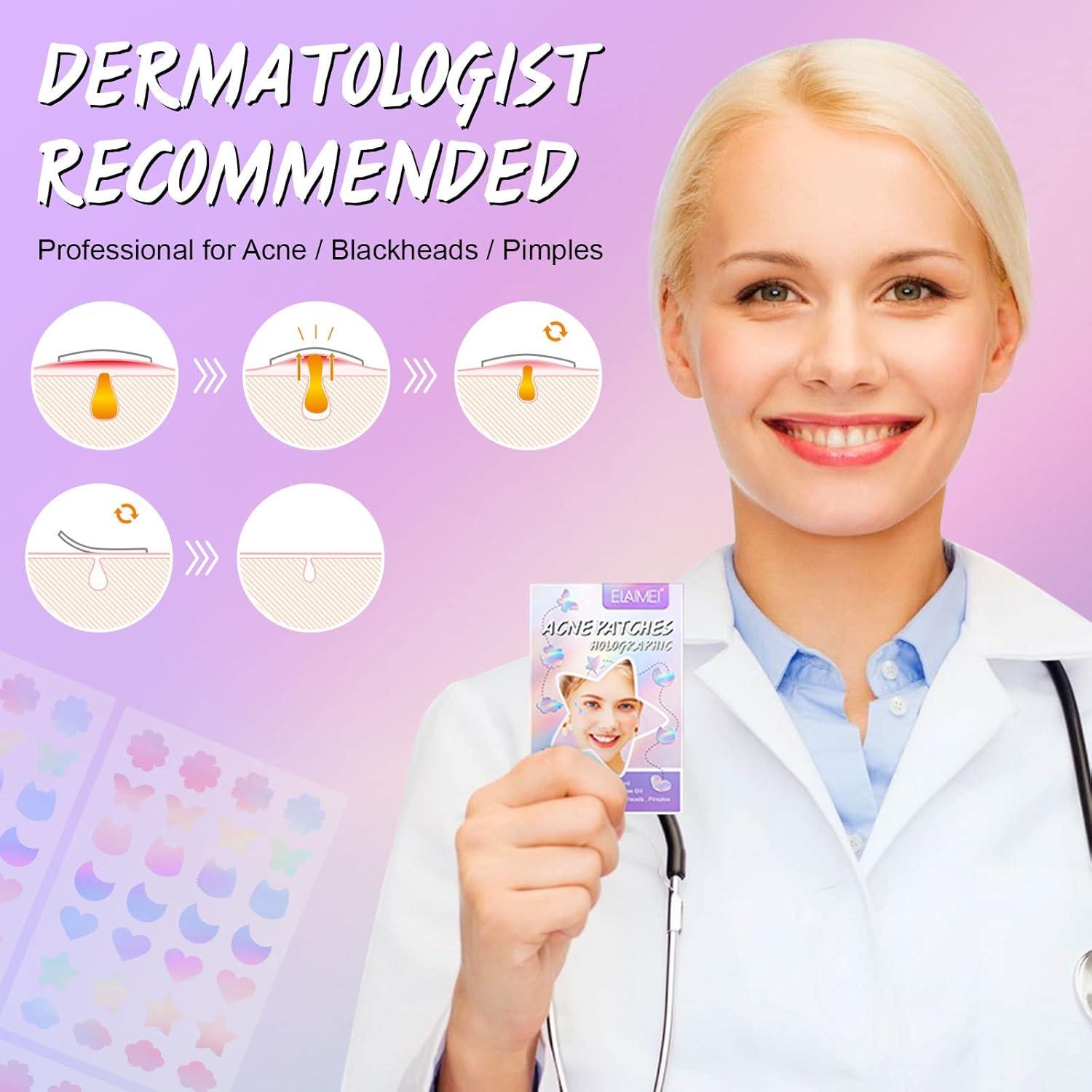 84CT*2 Acne Patches - Hydrocolloid Stickers for Pimples Blemishes ...