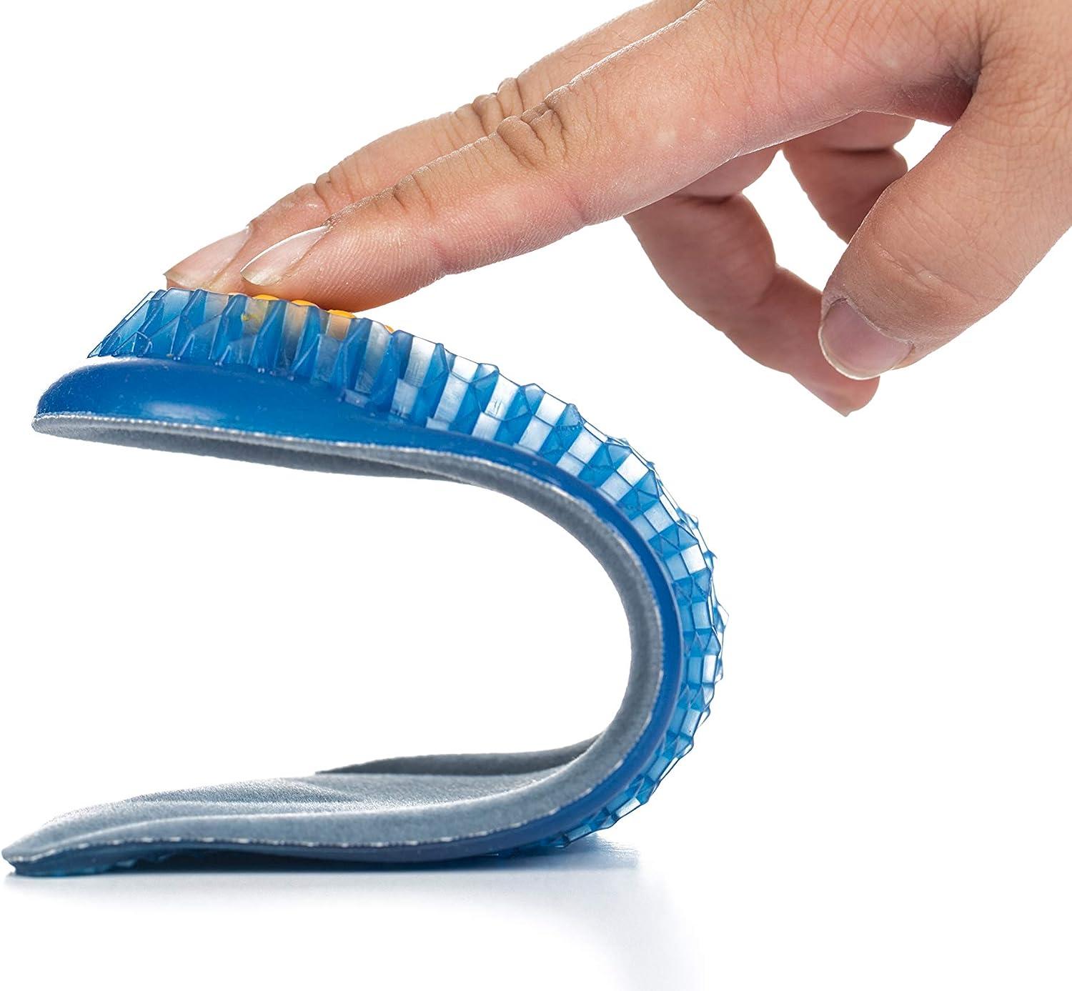 Men's 1/2 Inch Height Increase Elevator Half Insole - Silicone Gel Lift ...