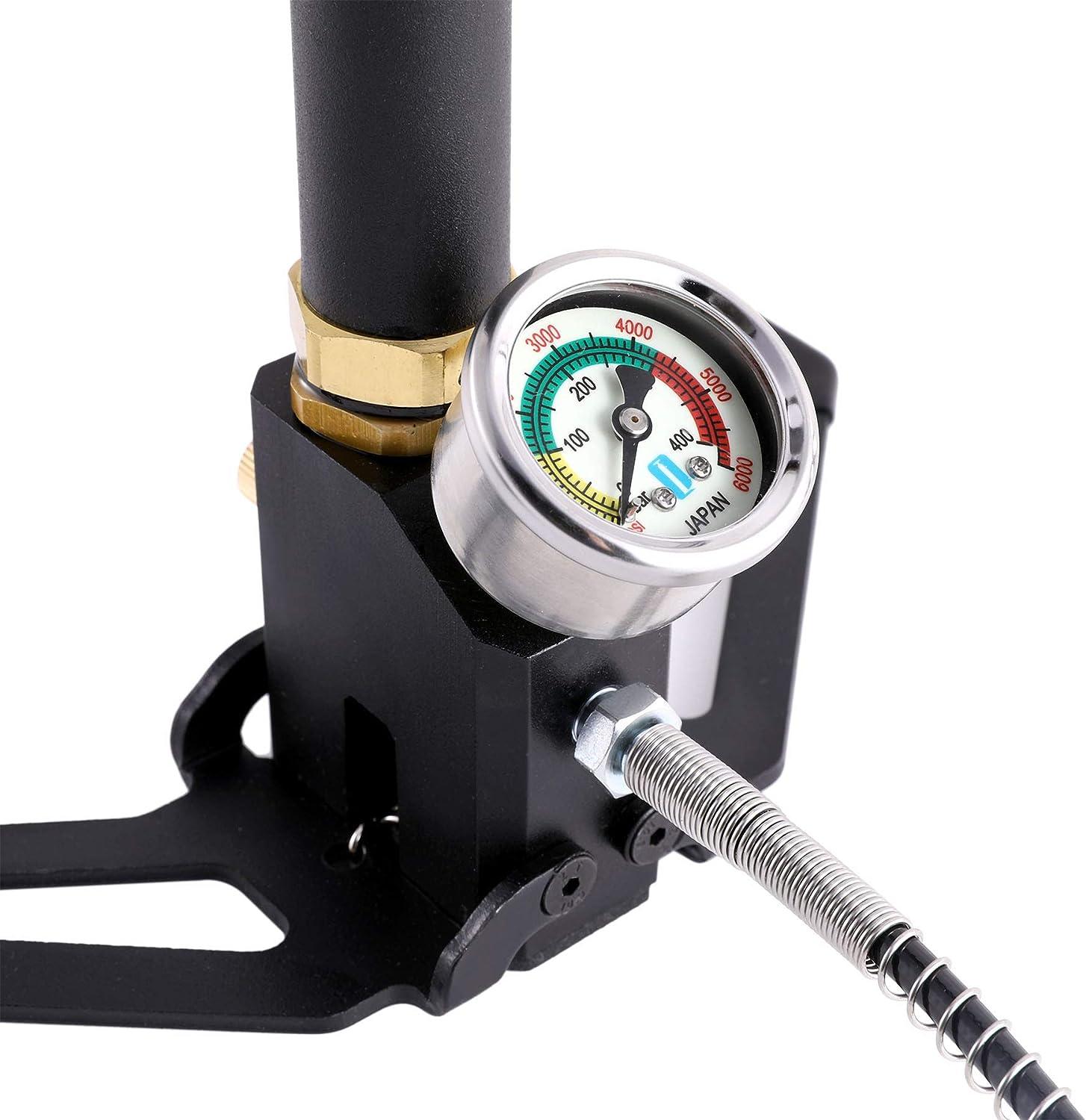 HIRAM 4500Psi High Pressure Hand Pump for Air Rifles - Stainless Steel ...