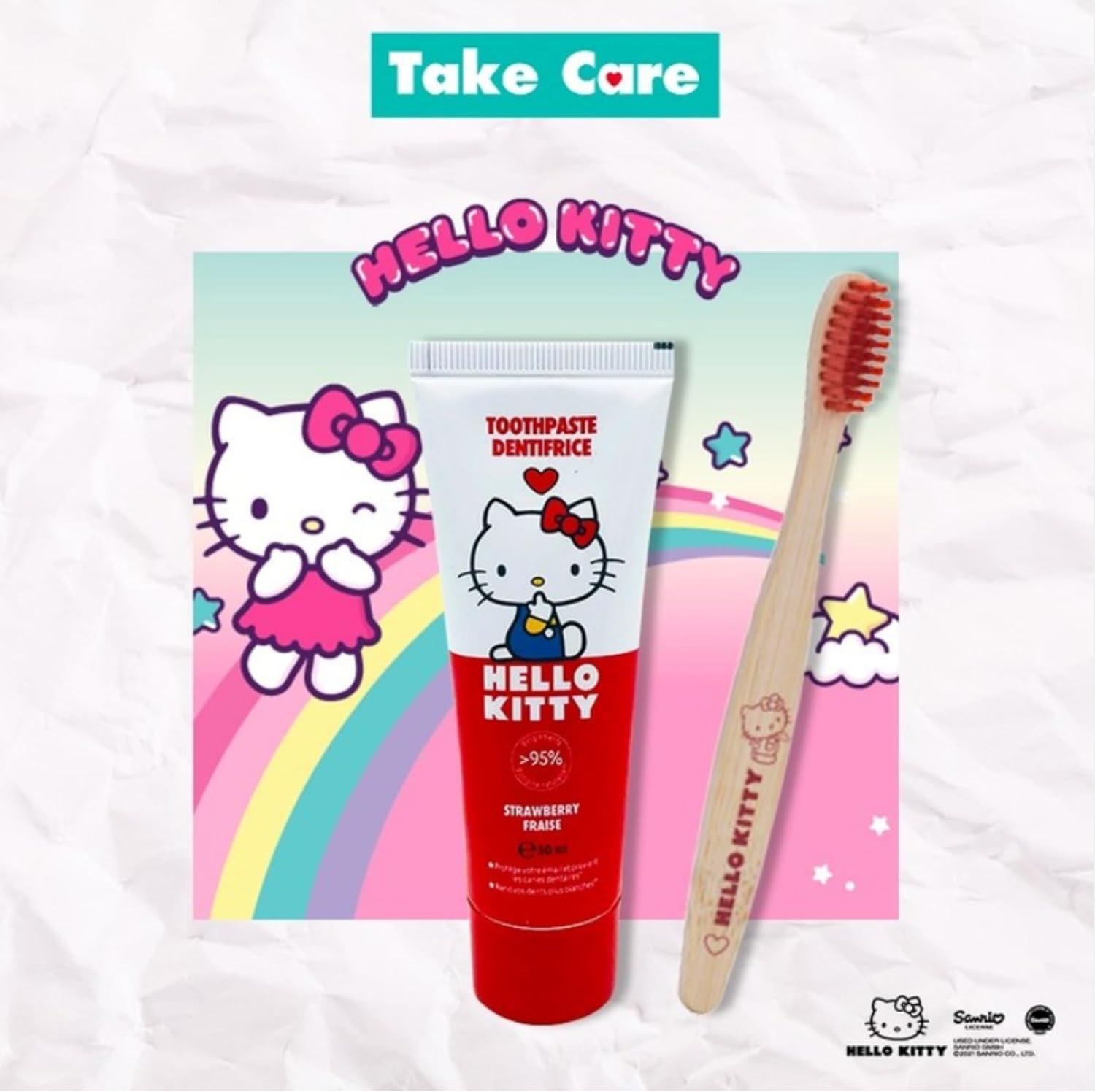 Hello Kitty Strawberry Toothpaste for Kids - 50 ml | Whitening Children ...