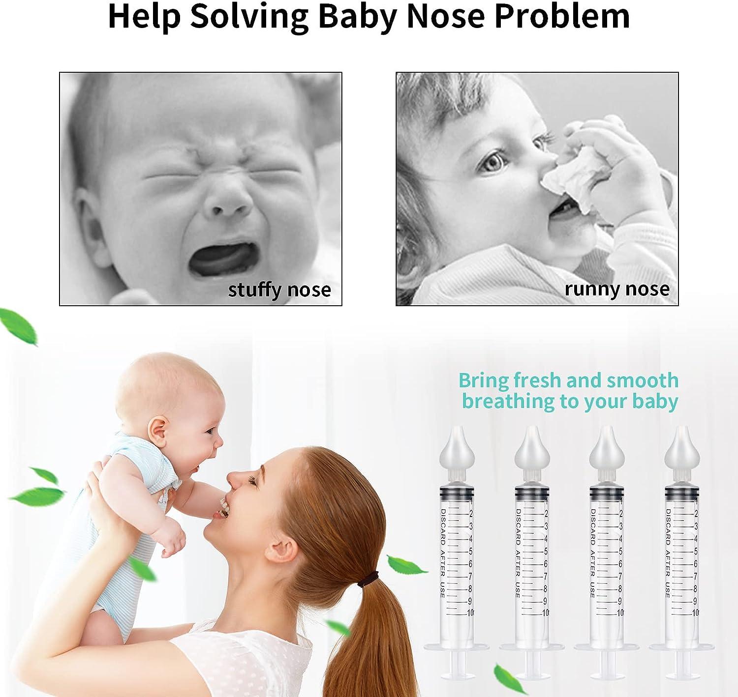2Pcs Baby Nasal Aspirator Kit - Reusable Silicone Suction Tip ...