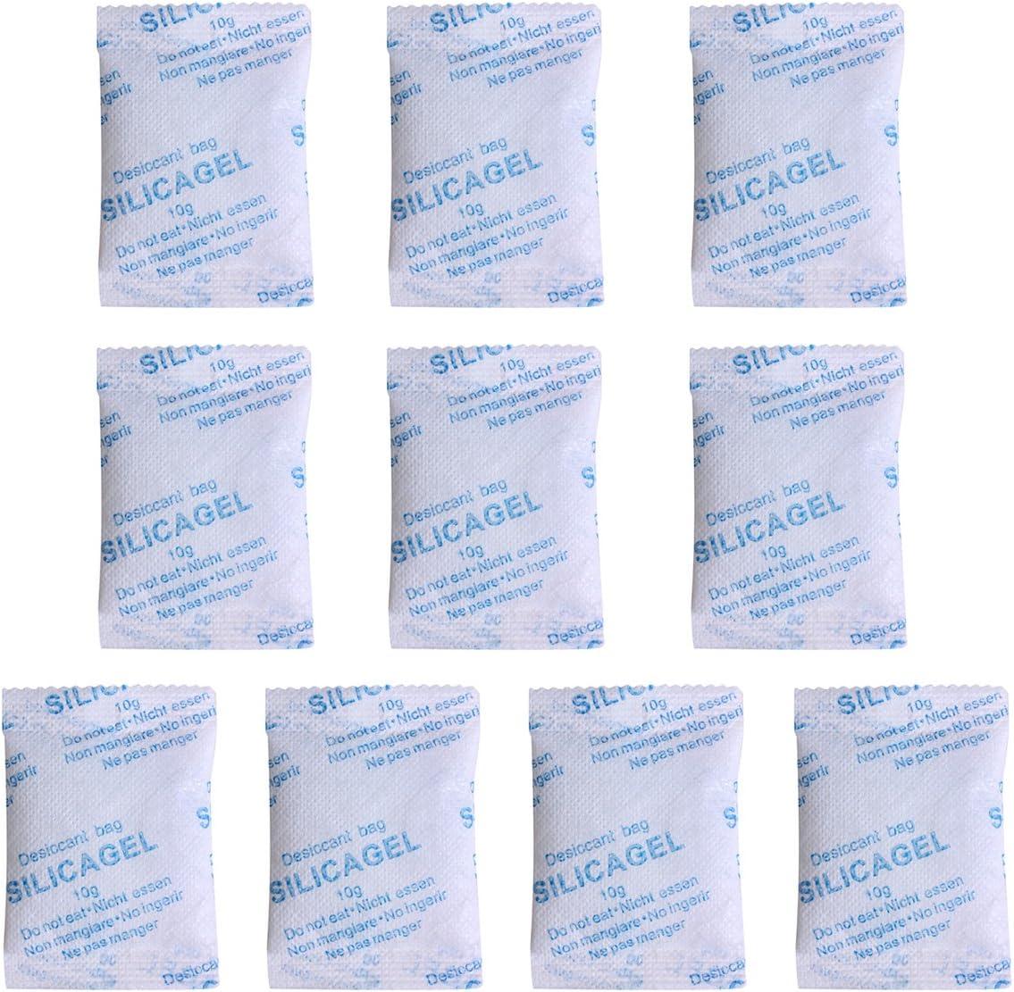 20 Bags of 10g Silica Gel Desiccant - Regenerable TYVEK Dehumidifier ...